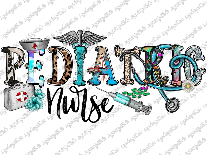 Pediatric Nurse Png Peds Nurse Stethoscope Png PEDS - Etsy