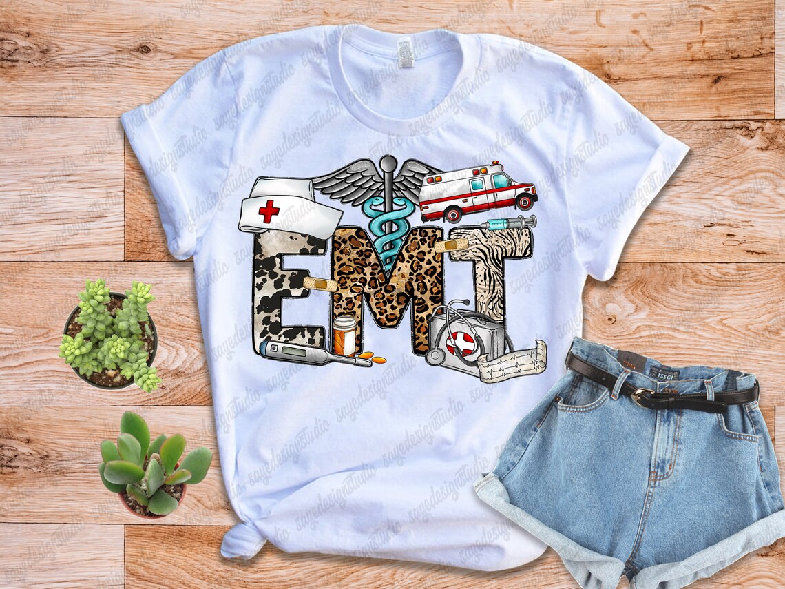 EMT Emergency Medical Technician Png Paramedic Ambulance - Etsy