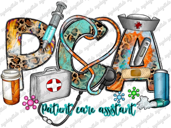 PCA Png Patient Care Assistant Png Sublimation Design - Etsy