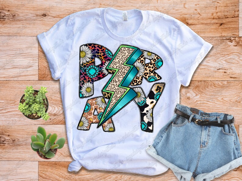 Just Pray Png File, Pray Png, Western, Tie Dye, Gemstone Turquoise ...