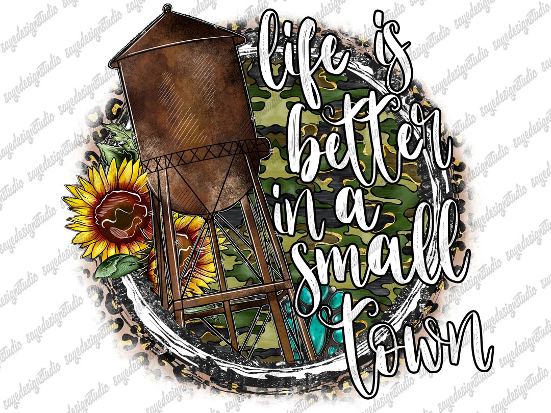 Small Town Western PNG: Windmill Farm Sublimation Design (digital ...