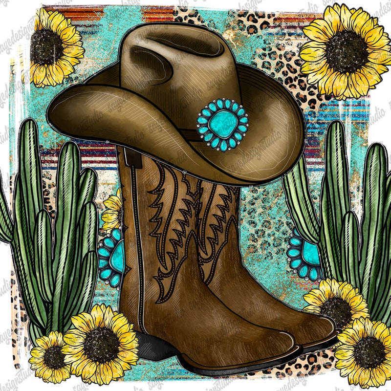 Turquoise Boots - Etsy