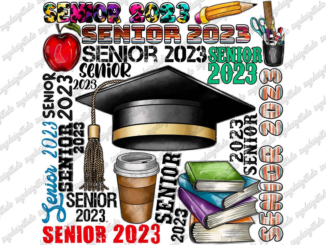 Senior 2023 Png File Western Sublimation Senior 2023 - Etsy