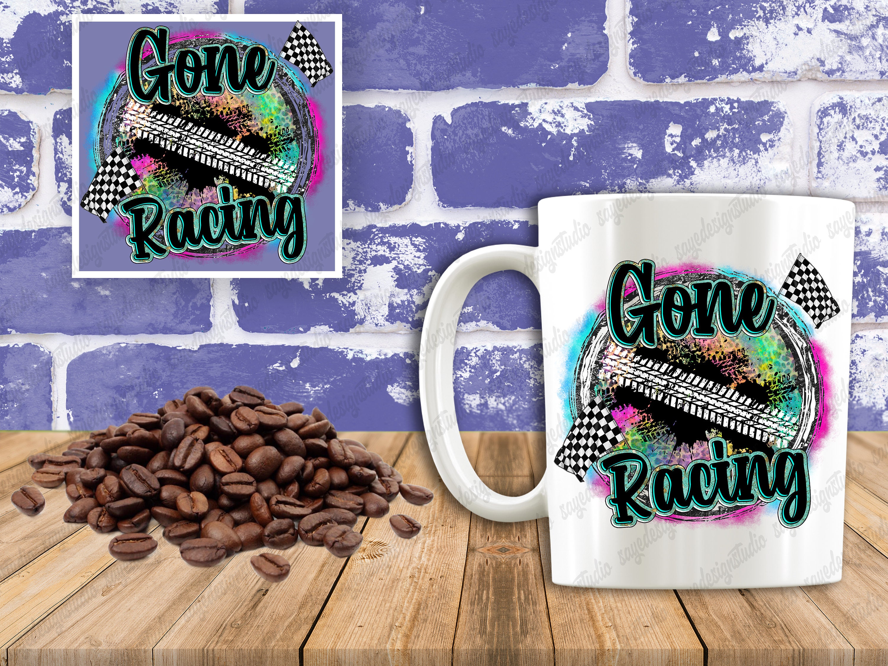 Gone Racing Racing Girl Png It's Race Day PNG Car - Etsy