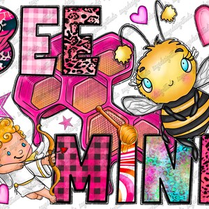 Bee Mine PNG, Bee Png, Be Mine Png, Heart Png, Bee Design, Valentine ...