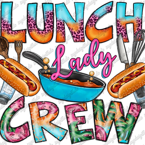 Lunch Lady Clipart - Etsy
