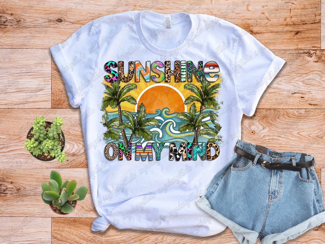 Sunshine on My Mind Png Sublimation Design Sunshine Png - Etsy