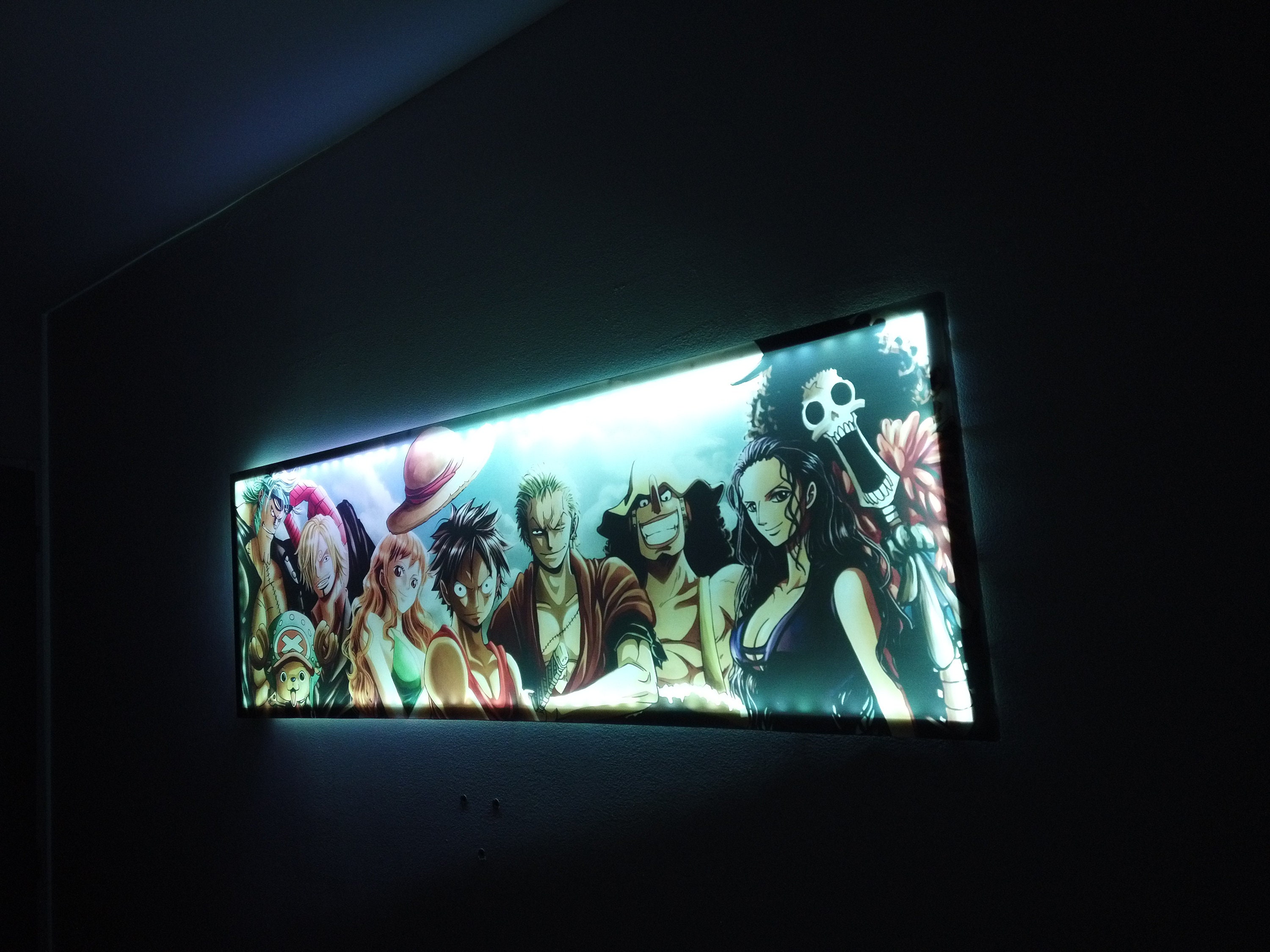 Pintura led luffy one piece pintura anime pirata - Etsy España