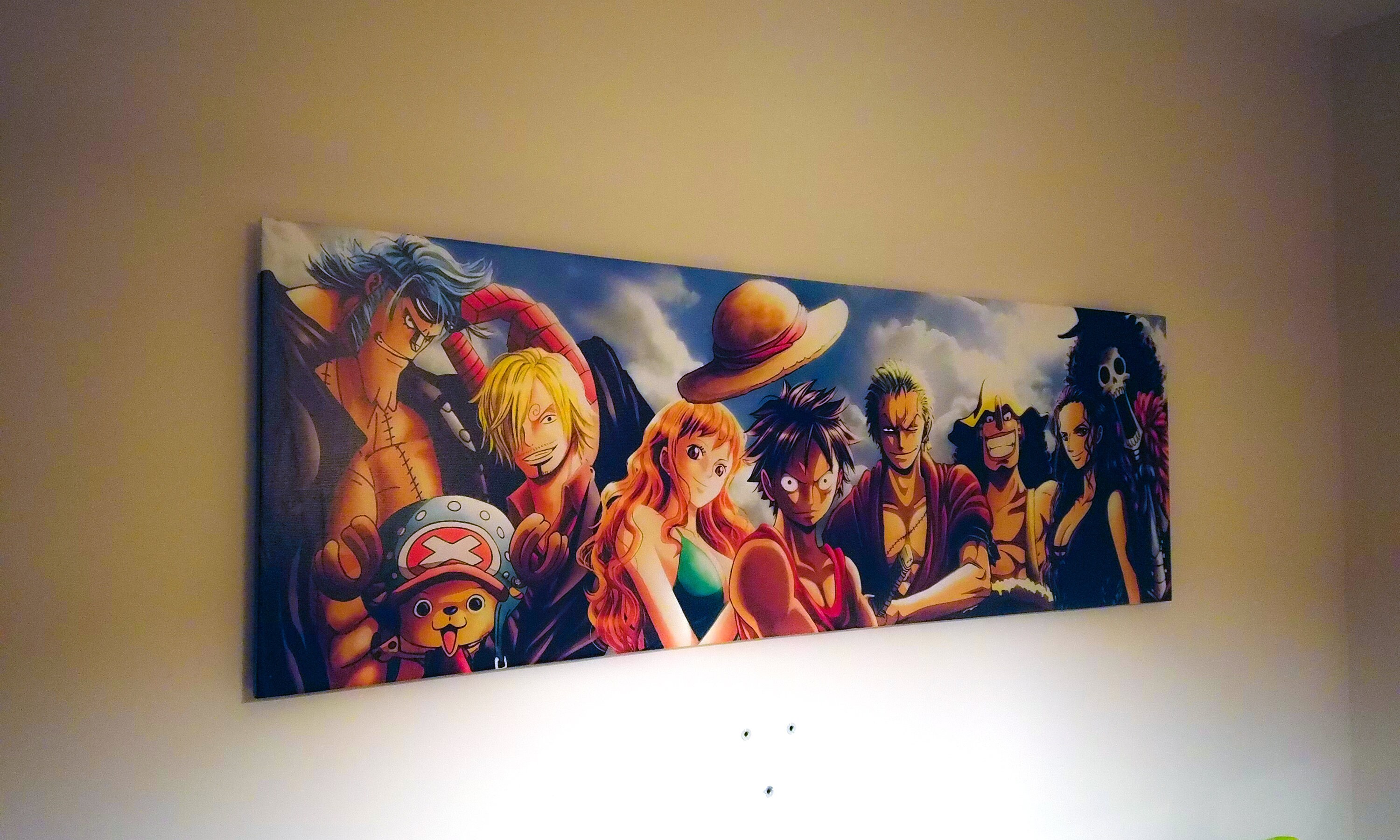Pintura led luffy one piece pintura anime pirata - Etsy España