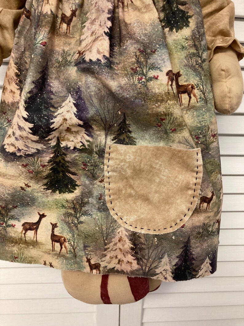 Primitive Raggedy Ann christmas Tree Farm Annie Handmade Doll FREE ...