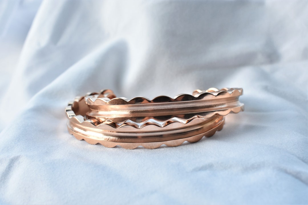 Scalloped Cuff Hair Band Bracelet - Etsy