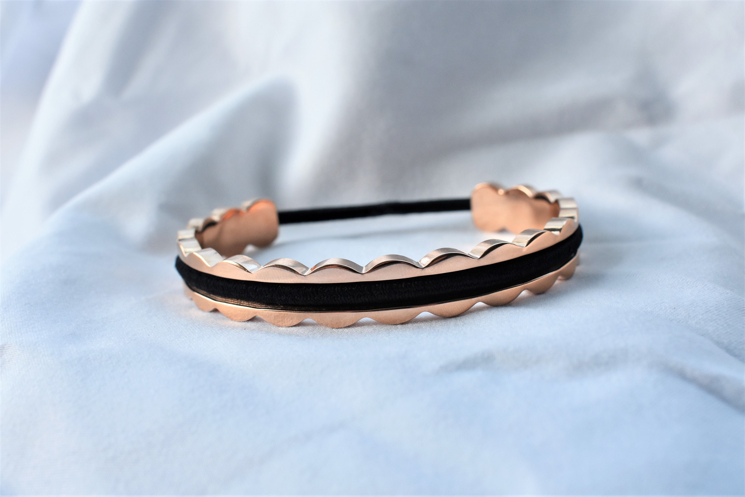 Scalloped Cuff Hair Band Bracelet - Etsy