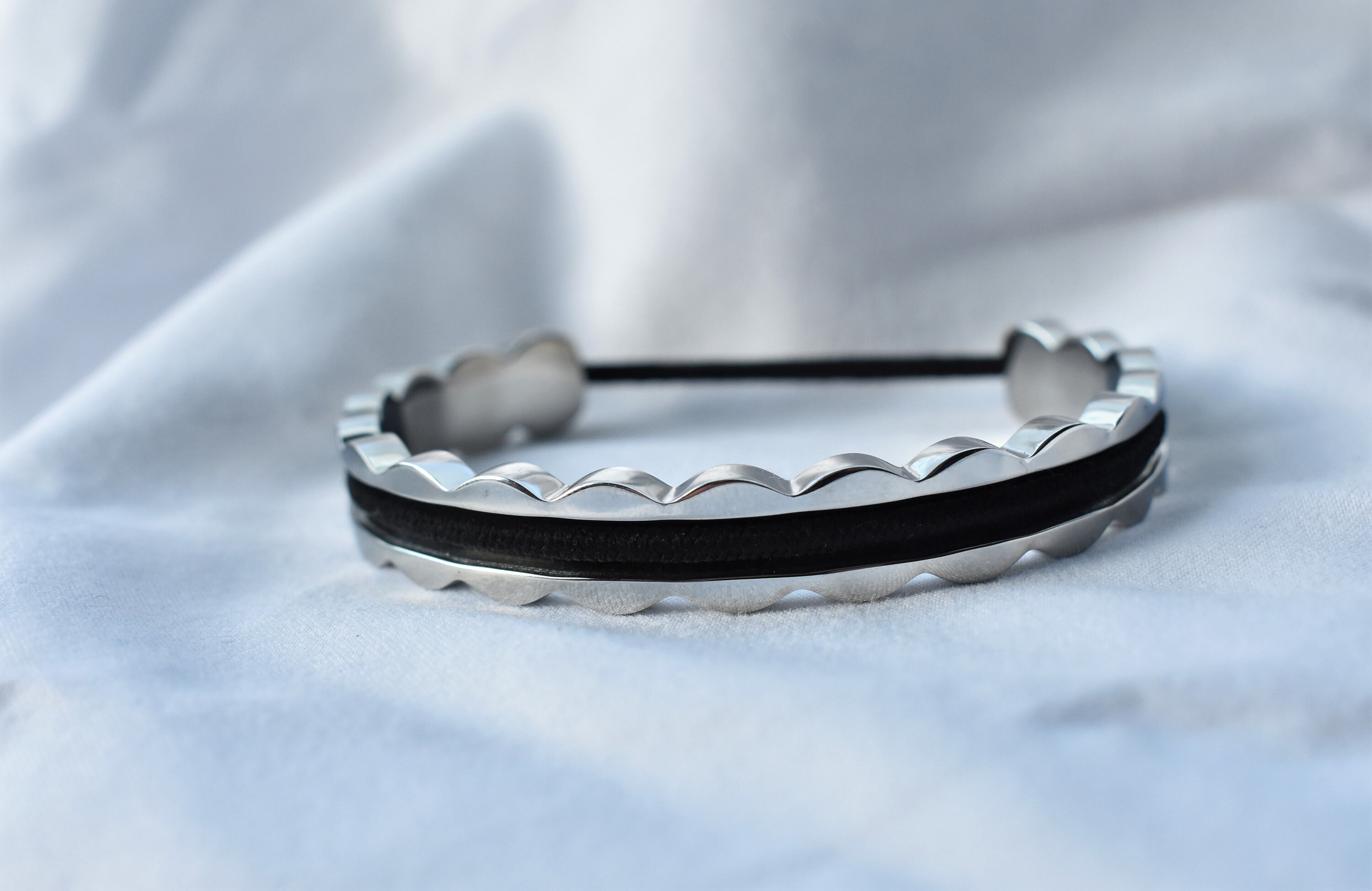 Scalloped Cuff Hair Band Bracelet - Etsy
