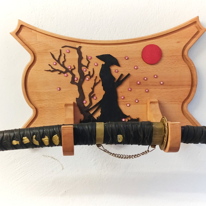 Katana Sword Wall Mount - Etsy
