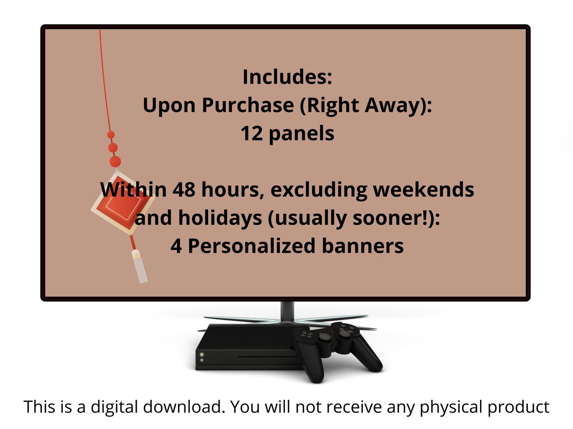 Animated Twitch Panel Twitch Banner Twitch Background | Etsy