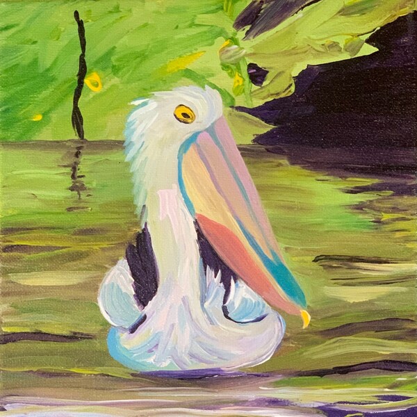 Purple Pelican - Etsy