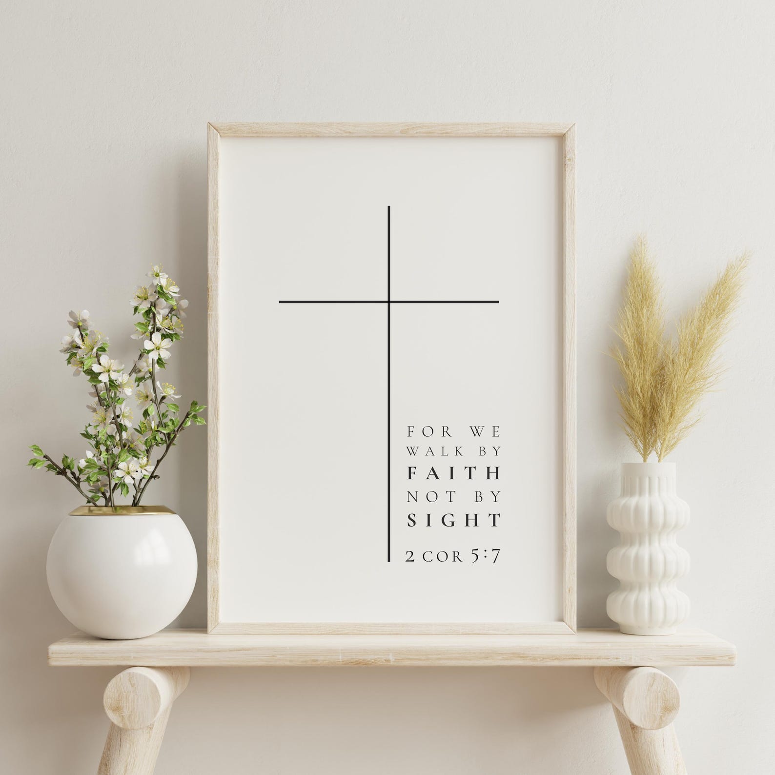 Bible Verse Wall Art Christian Decor Wall Art Bible Verse Decor ...