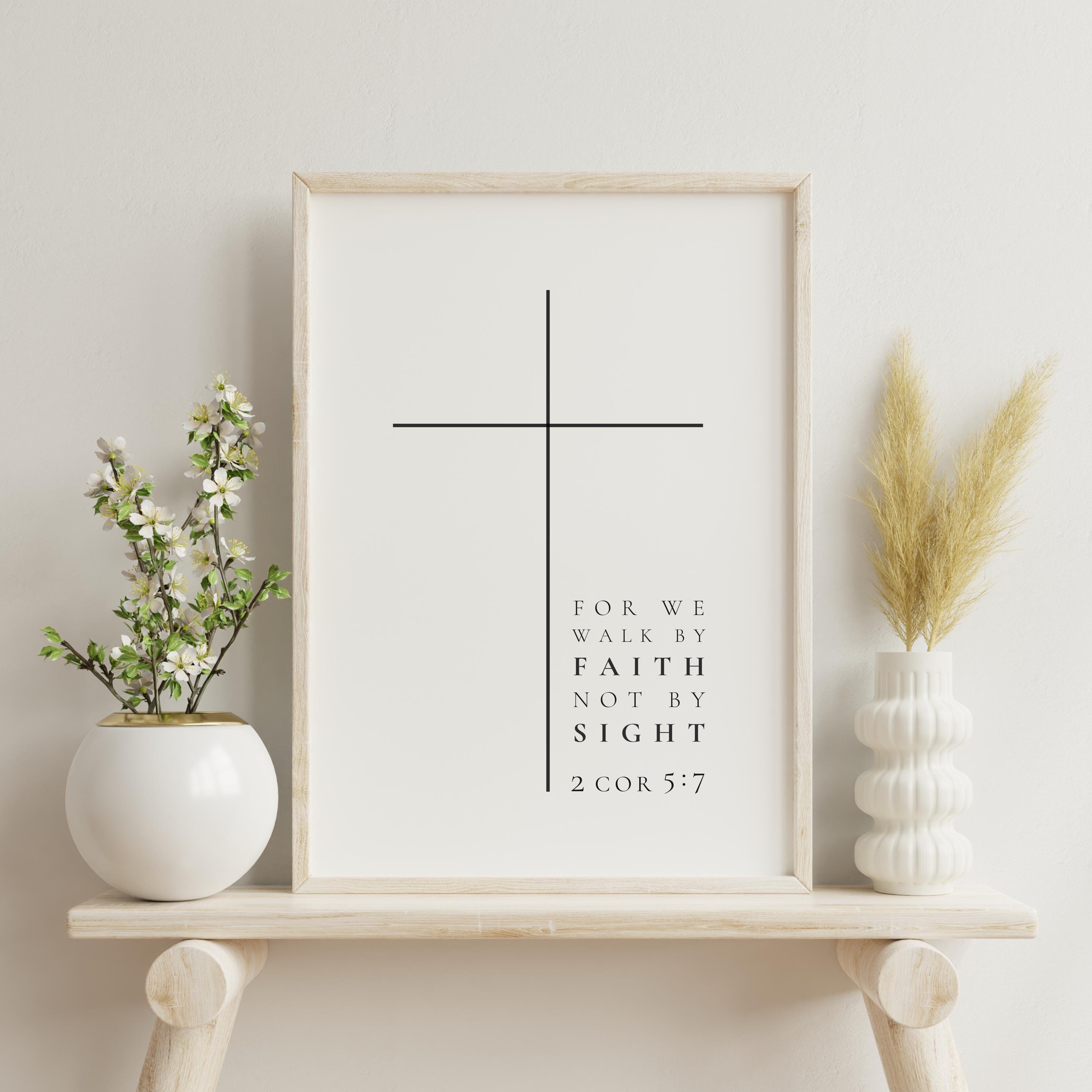 Bible Verse Wall Art Christian Decor Wall Art Bible Verse Decor ...
