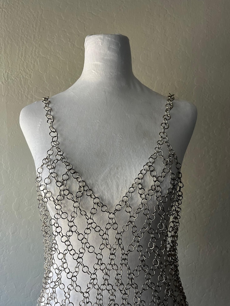 Handmade Chainmail Dress/top, S/M - Etsy