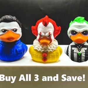 Killer Clown Duck | Creepy Horror Duck | Scary Clown Decor | Horror ...
