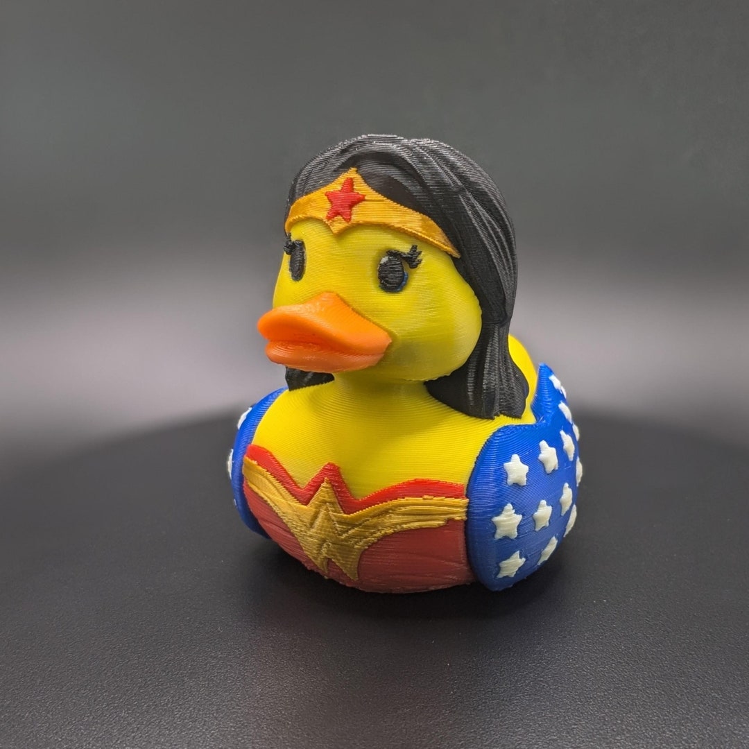 Wonder Warrior Duck | Heroic Superhero Duck | Amazonian Warrior Gifts ...