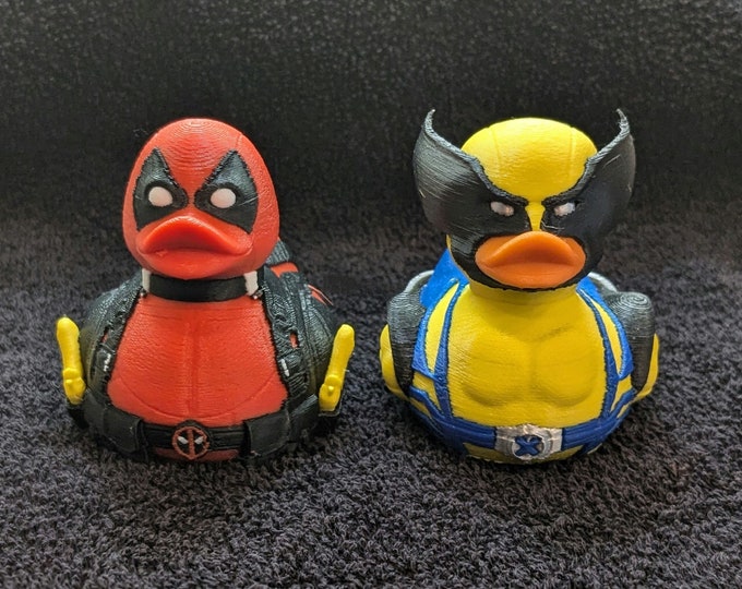 DEADPOOL and WOLVERINE Premium Ducks | Available in 4 Sizes | Deadpool ...