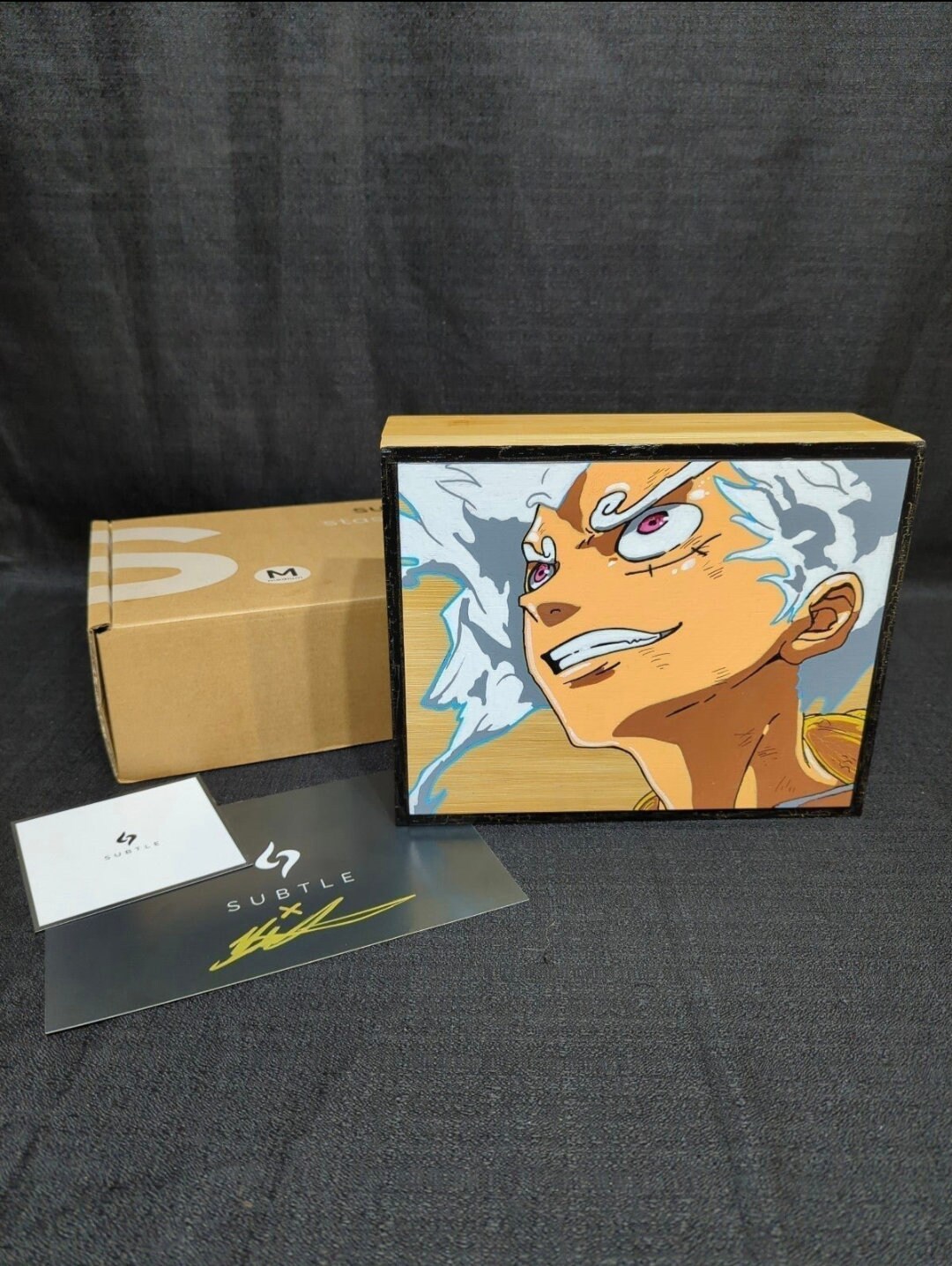Bamboo Stash Box Luffy Gear 5 One Piece custom Painted - Etsy