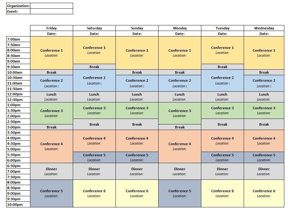 Church Volunteer Schedule Template 10+ Church Nursery Schedule