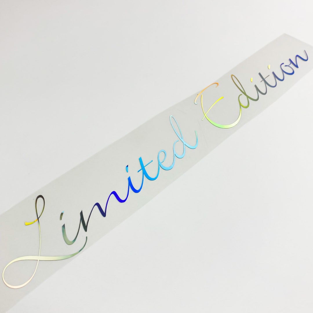 Sticker Limited Edition Oilslick Sticker Front/rear Window Motorsport ...