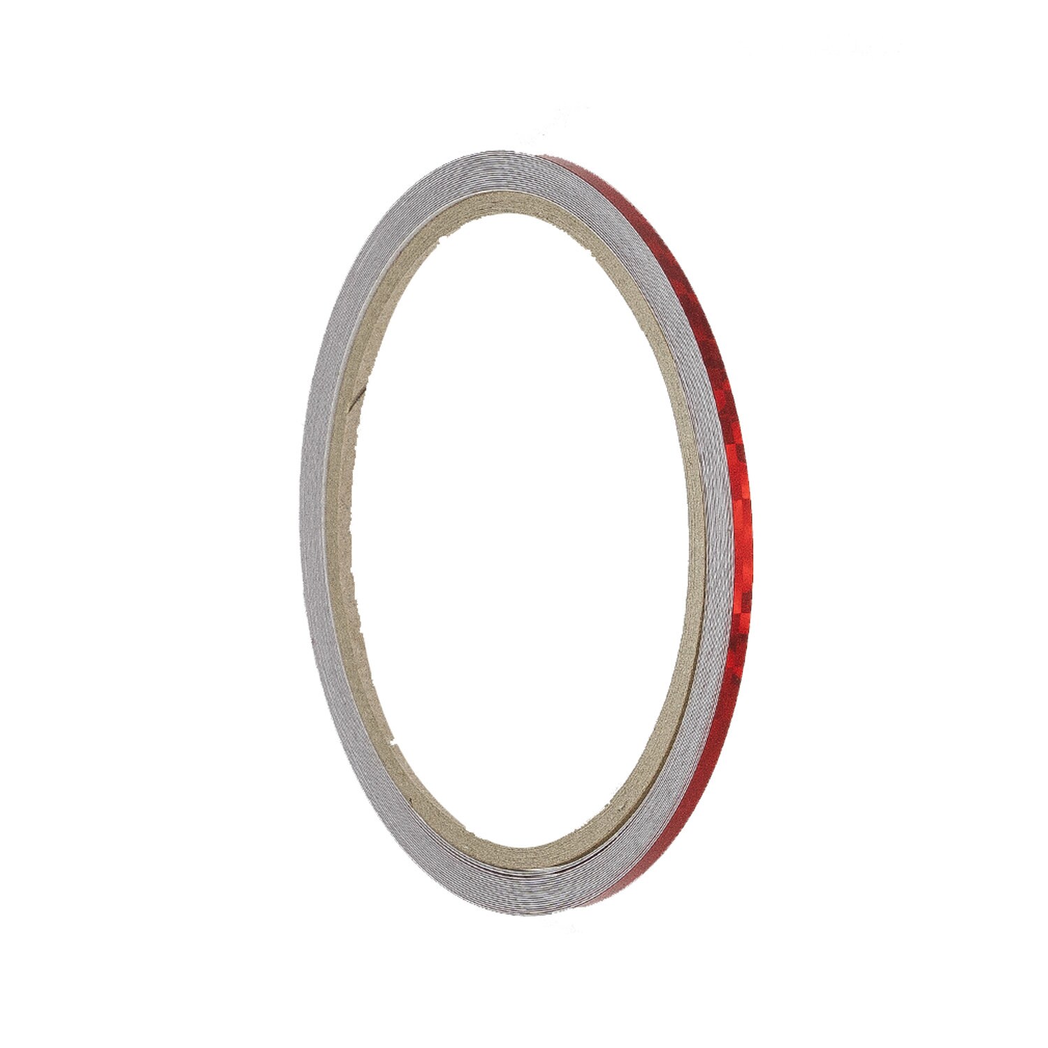 Mosaic Hologram Red Pinstripes Sticker Sticker Red Oilslick Rainbow ...