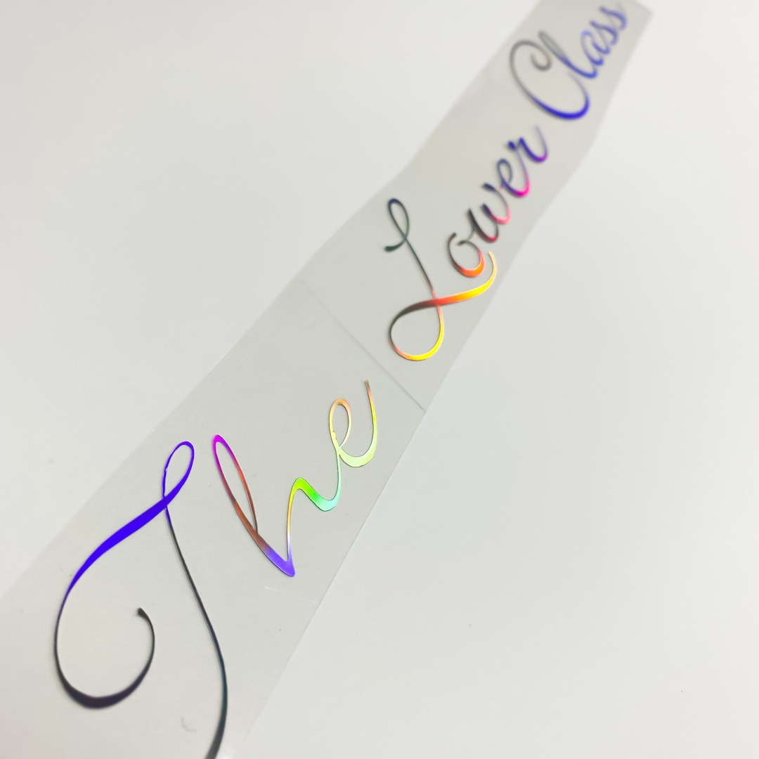 The Lower Class Oilslick Sticker Front/rear Window Deep Hard Loud ...