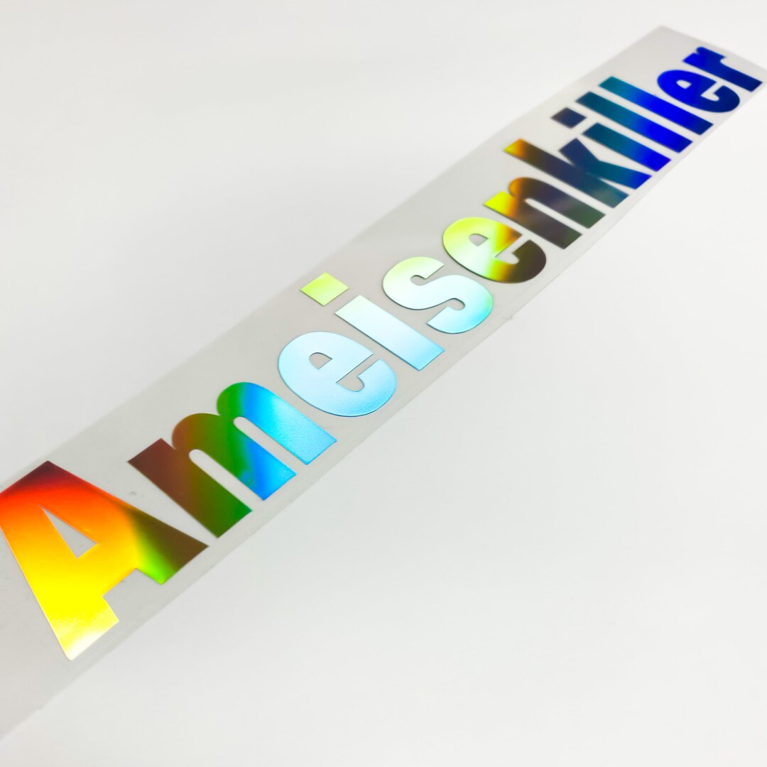 Oilslick Sticker Antkiller Front/rear Window Holo Tuning Camper Low ...