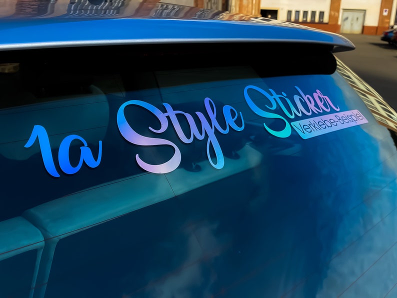 Sticker Limited Edition Oilslick Sticker Front/rear Window - Etsy