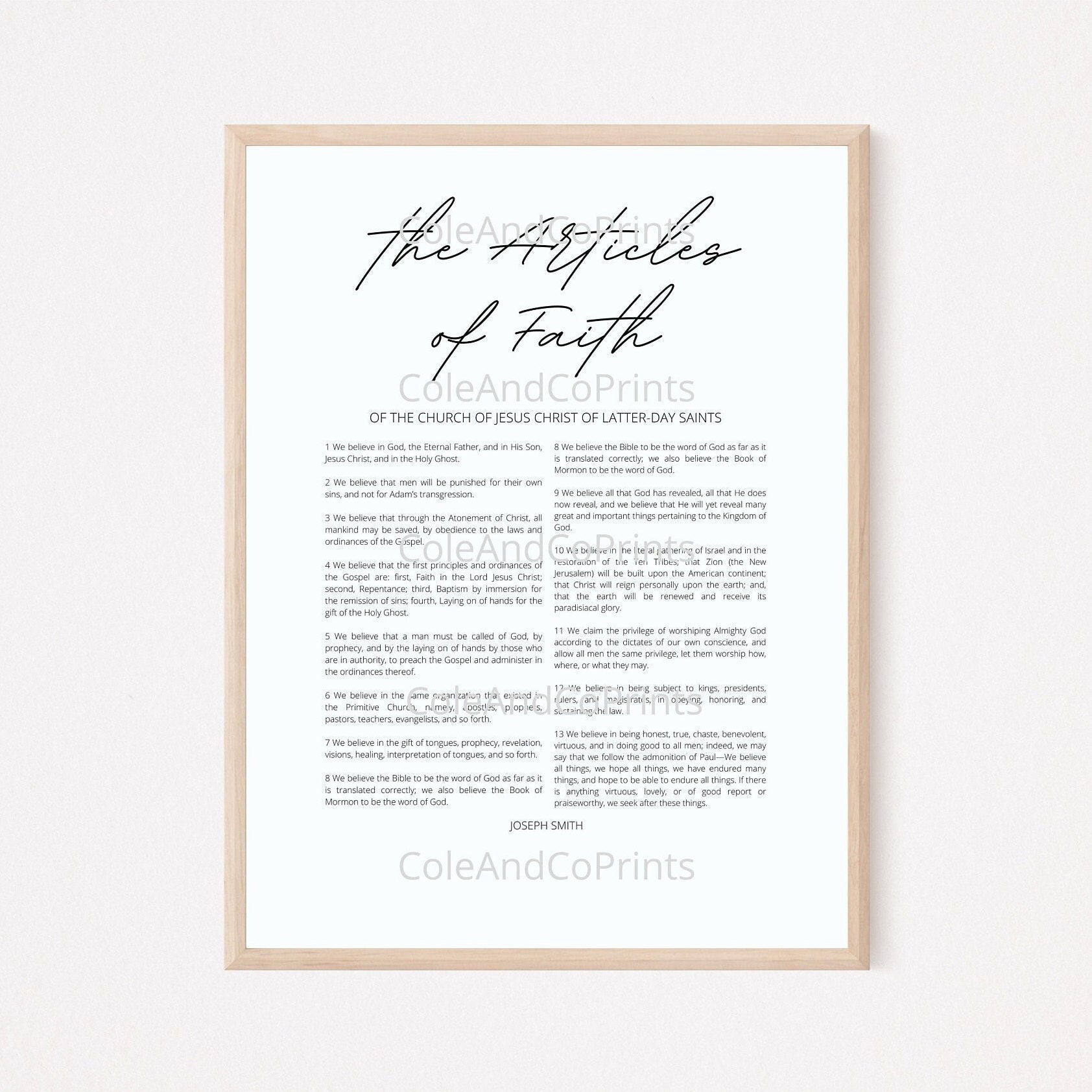LDS Proclamation Bundle | Digital Download | Family Proclamation ...