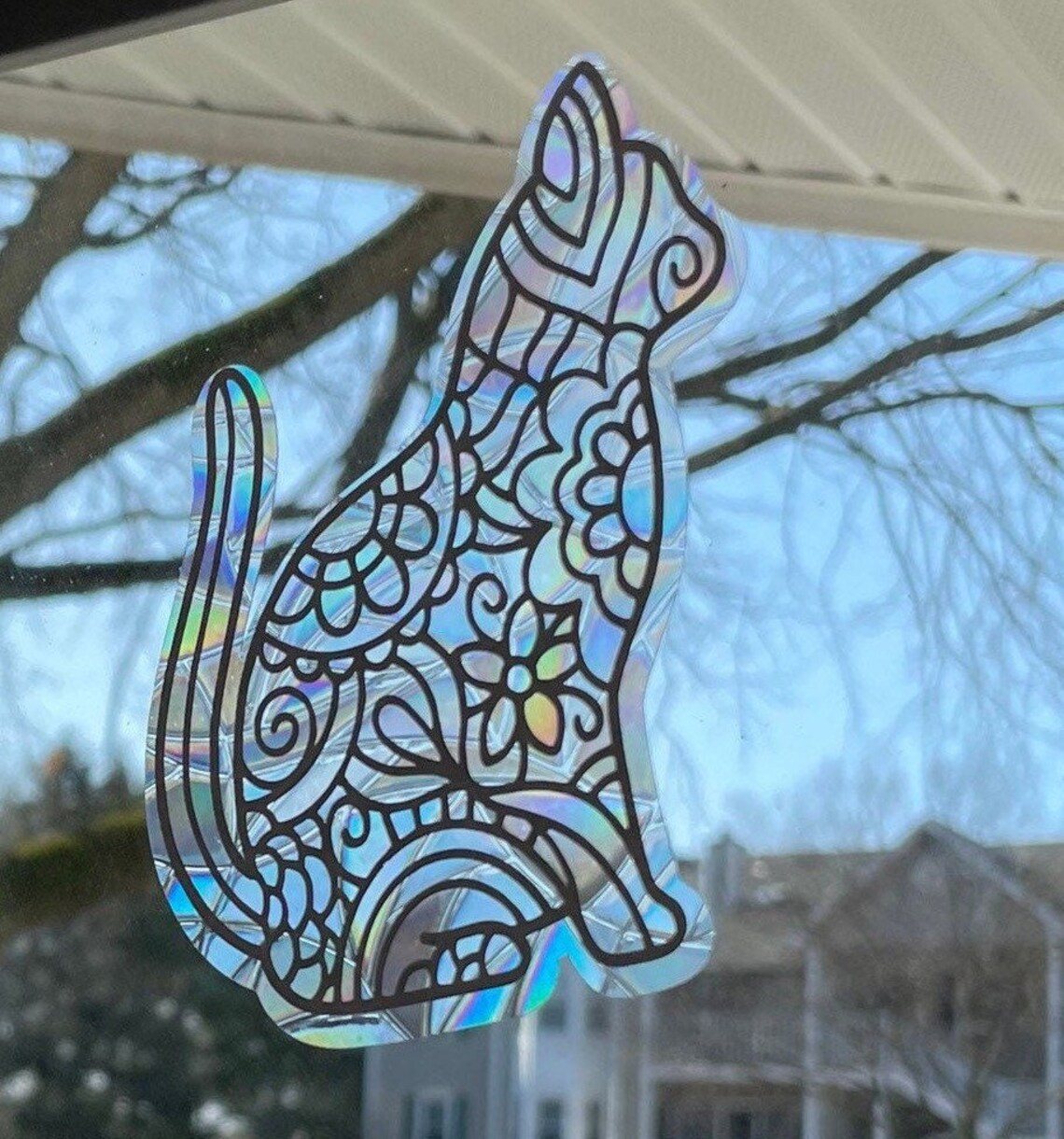 Kitten Rainbow Window Cling Cat Window Cling Cat Window - Etsy