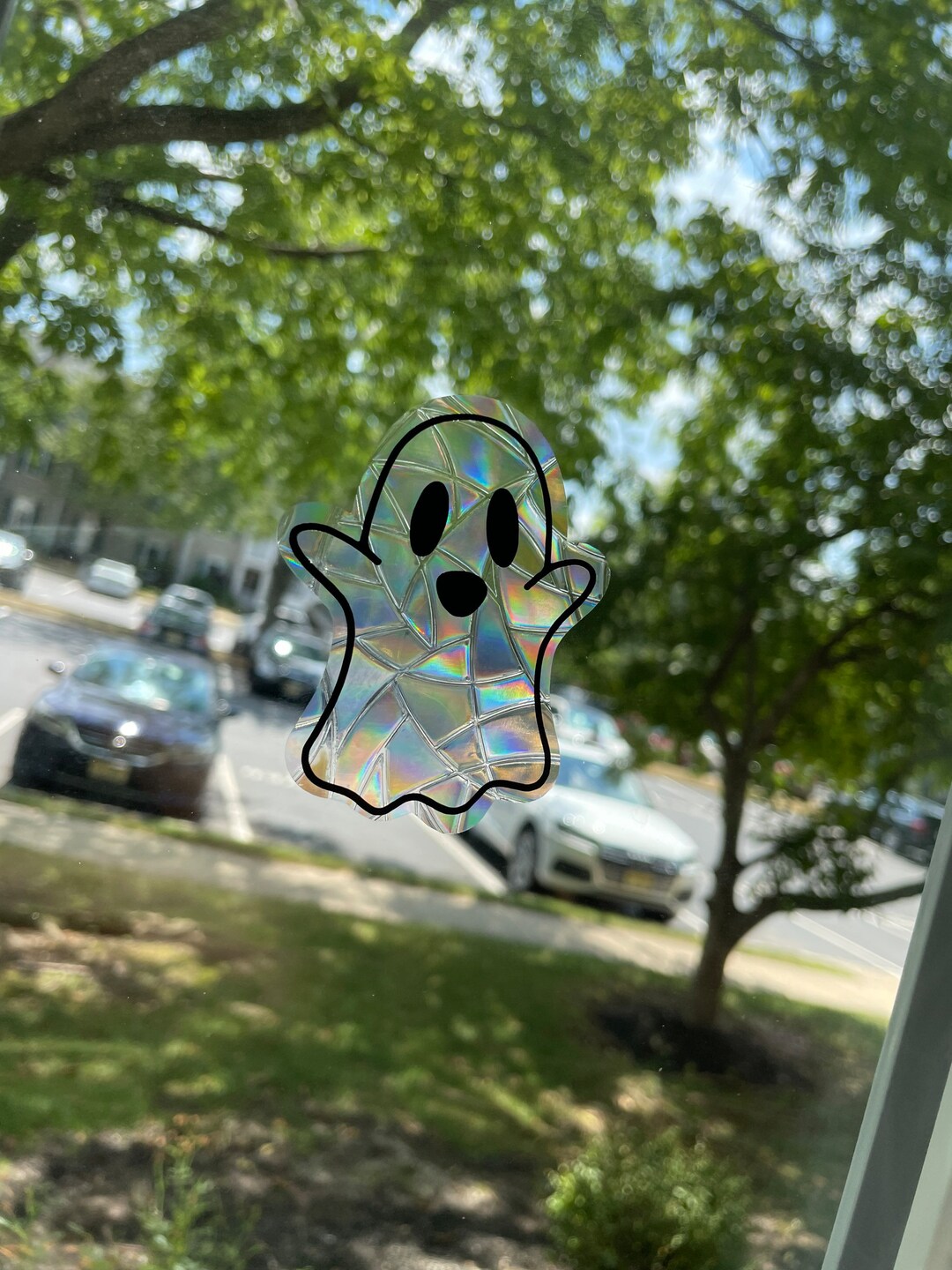 Ghost Suncatchers, Cute Ghost Window Cling, Halloween Decorations ...