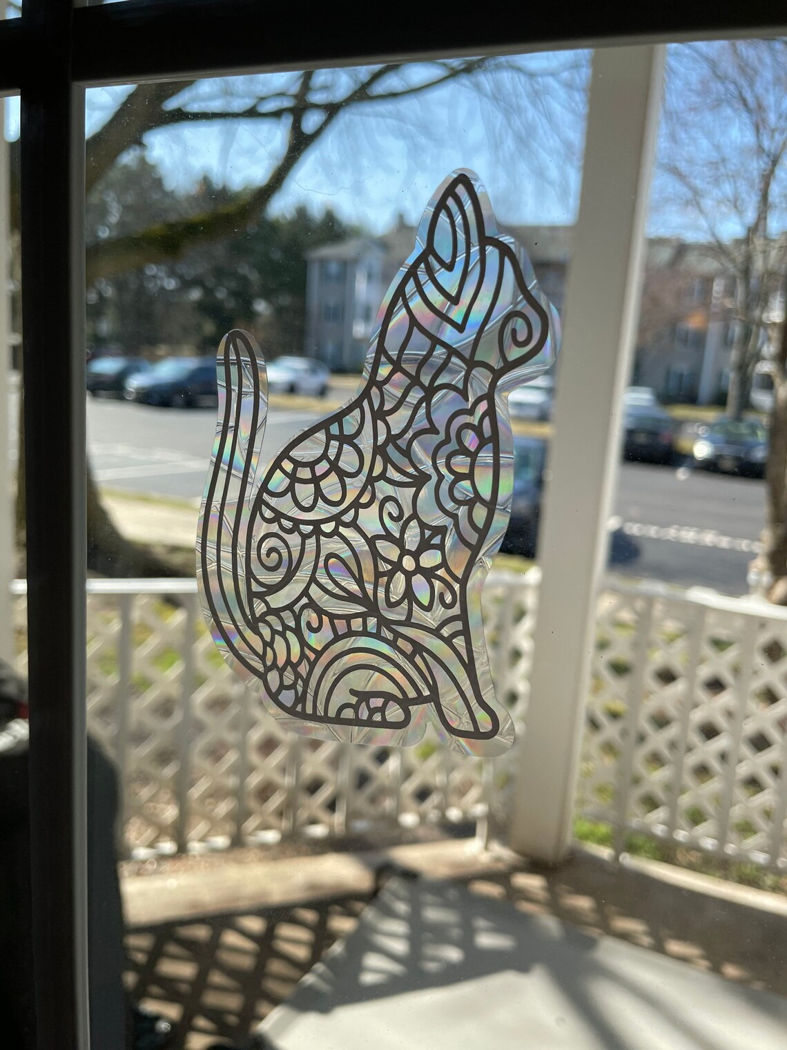 Kitten Rainbow Window Cling Cat Window Cling Cat Window - Etsy