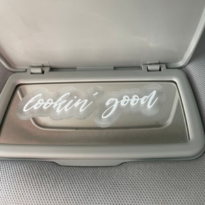 Lookin Good Mirror Cling Positive Phrase Cling Mirror - Etsy