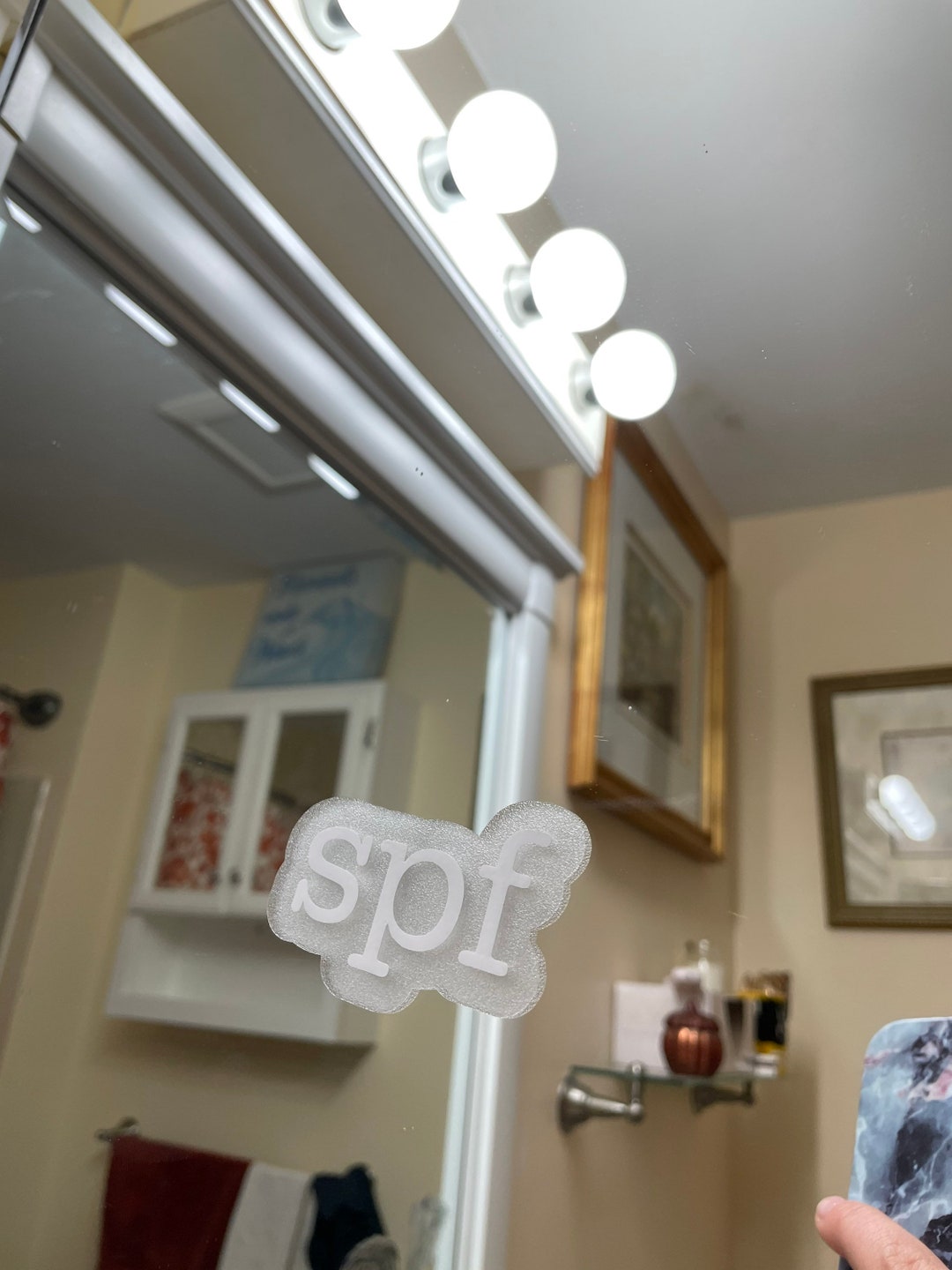 SPF Mirror Cling - Reminder - Sunscreen Reminder - Skincare - Skincare ...