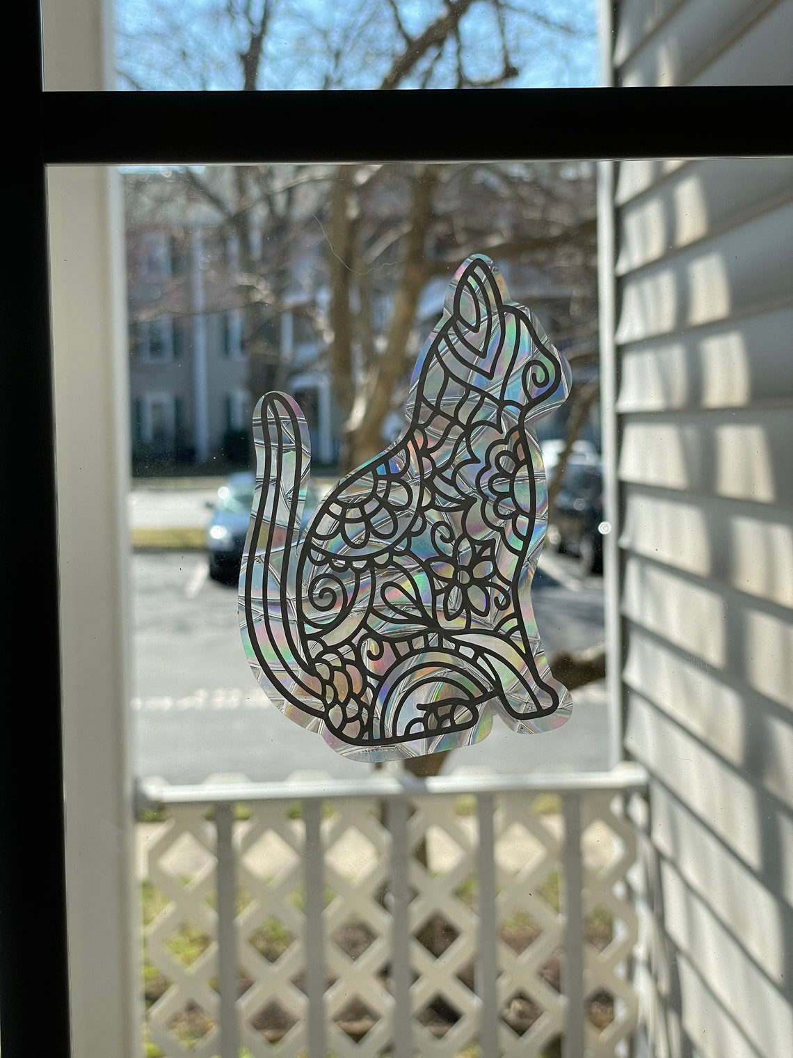 Kitten Rainbow Window Cling Cat Window Cling Cat Window - Etsy