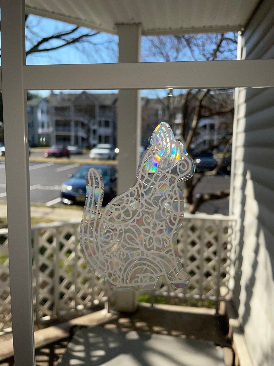 Kitten Rainbow Window Cling Cat Window Cling Cat Window - Etsy