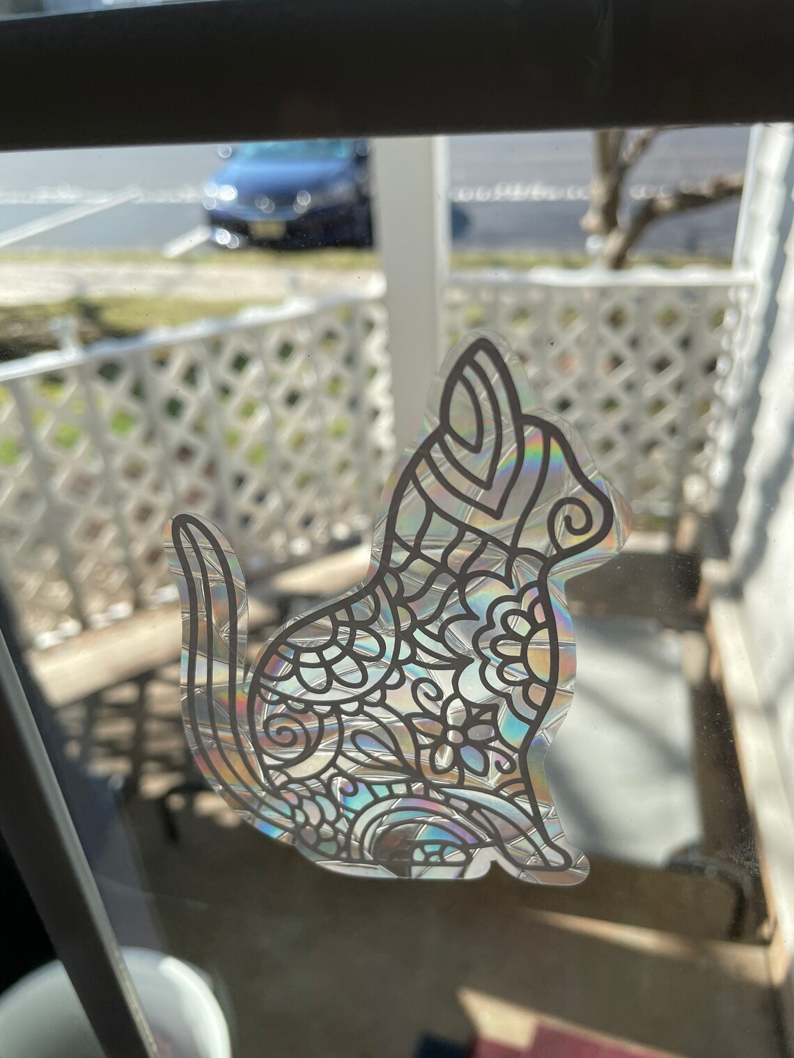 Kitten Rainbow Window Cling Cat Window Cling Cat Window - Etsy