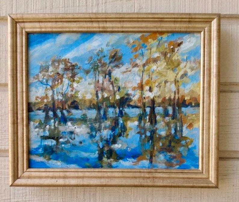 Atchafalya Swamp in Oil - Etsy