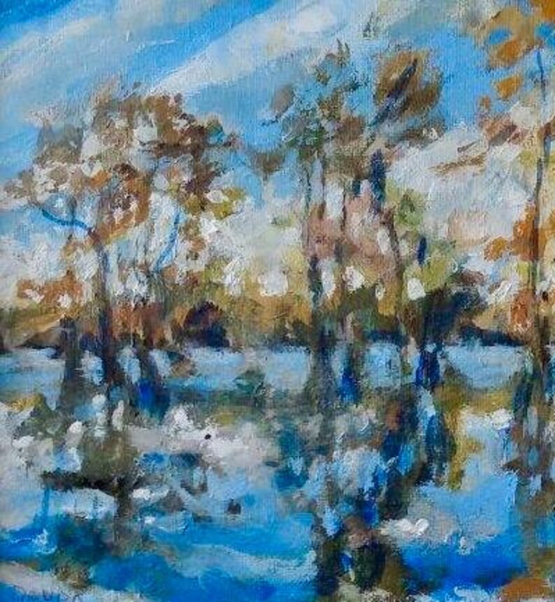 Atchafalya Swamp in Oil - Etsy