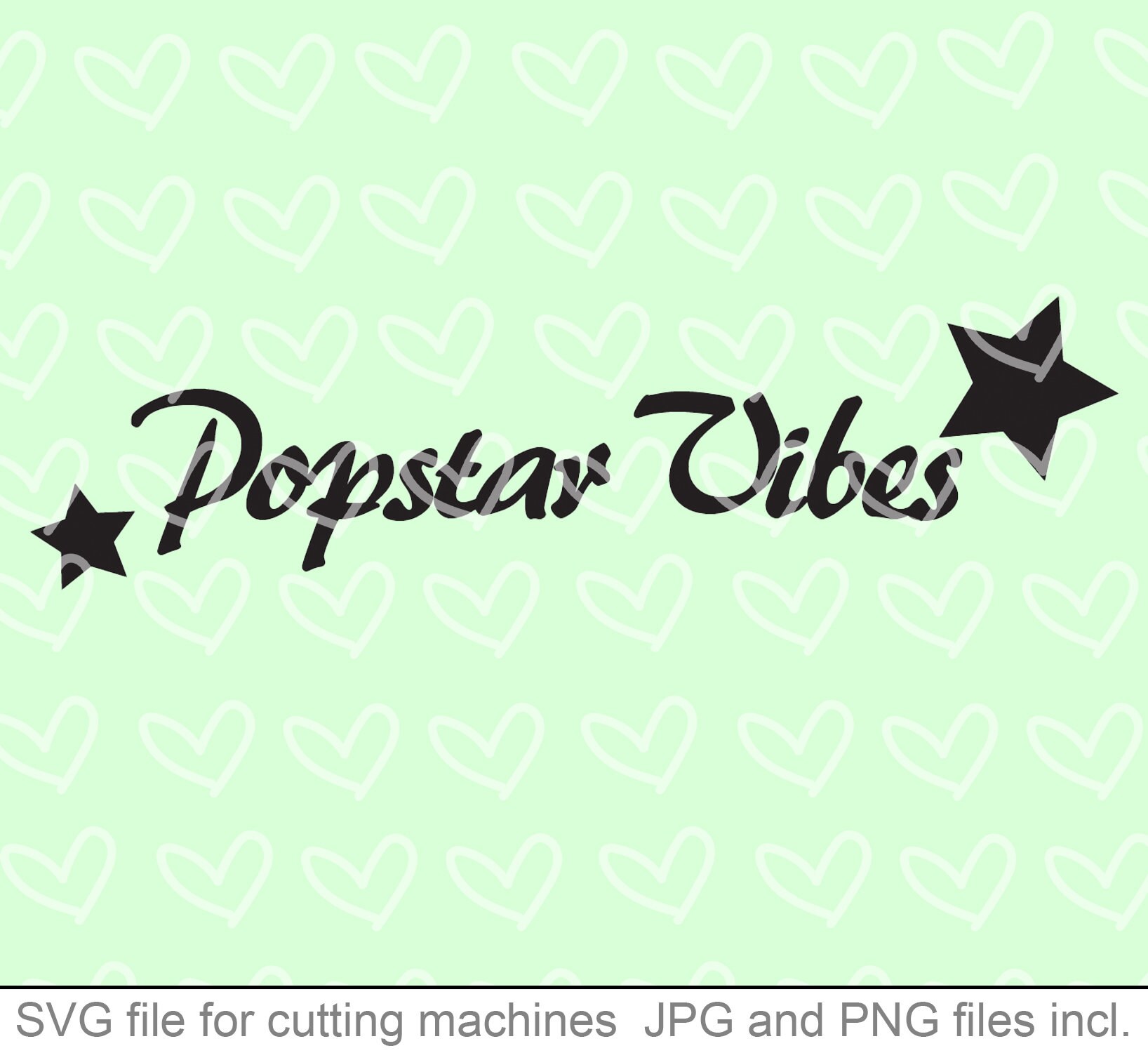 Popstar Vibes Svg,singer Svg,music Svg,positive Svg,inspirational Svg ...