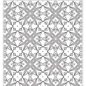 50 Geometric Coloring Pages - Etsy