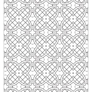 50 Geometric Coloring Pages - Etsy