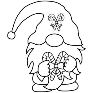 BUNDLE Christmas Gnomes Coloring Pages - 50 Pages - Etsy