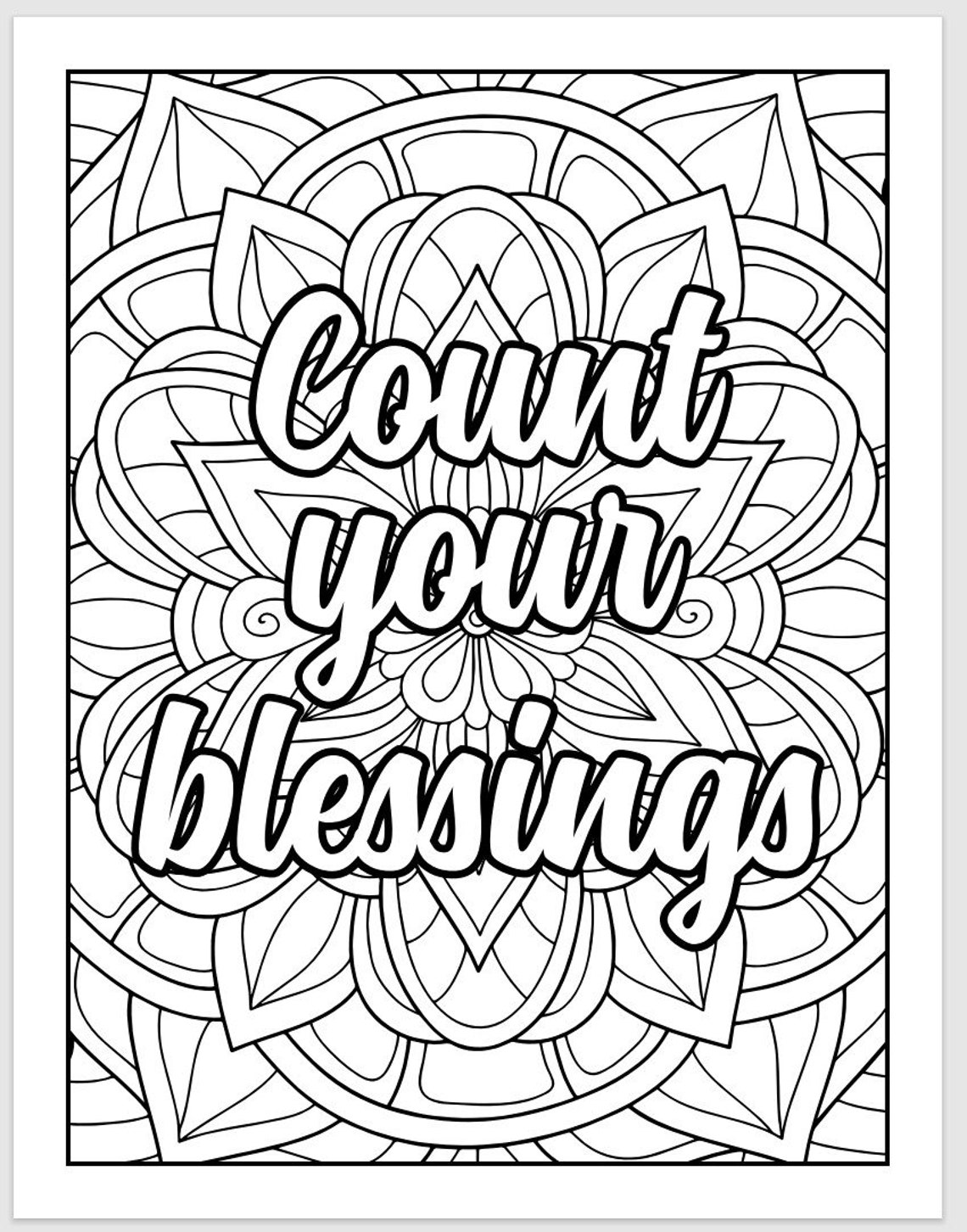 150 Motivational Coloring Pages - Etsy