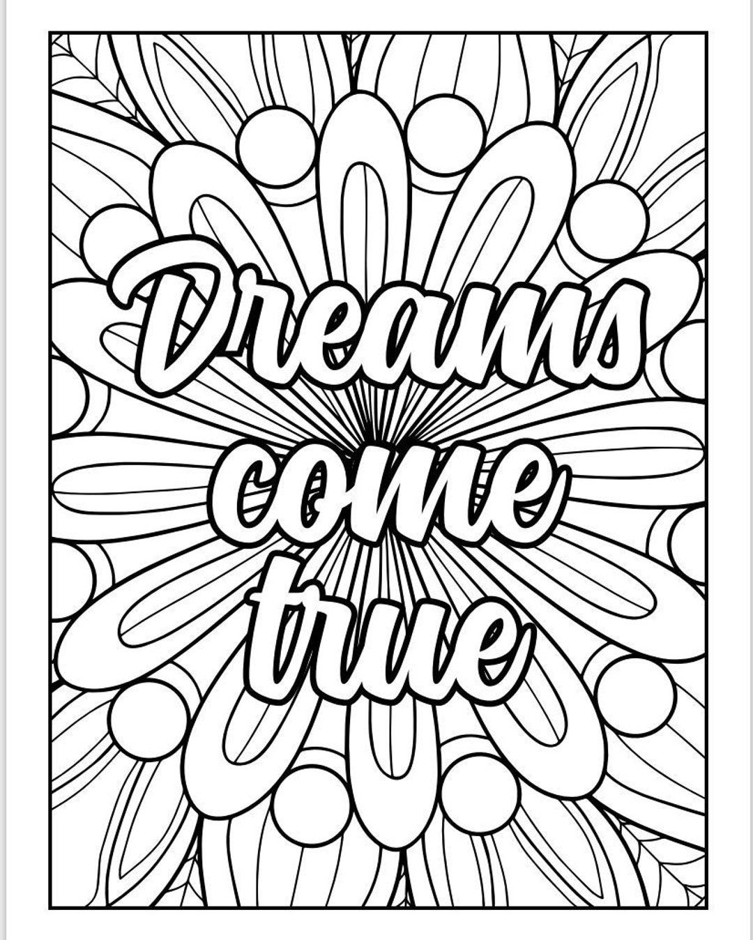 150 Motivational Coloring Pages - Etsy
